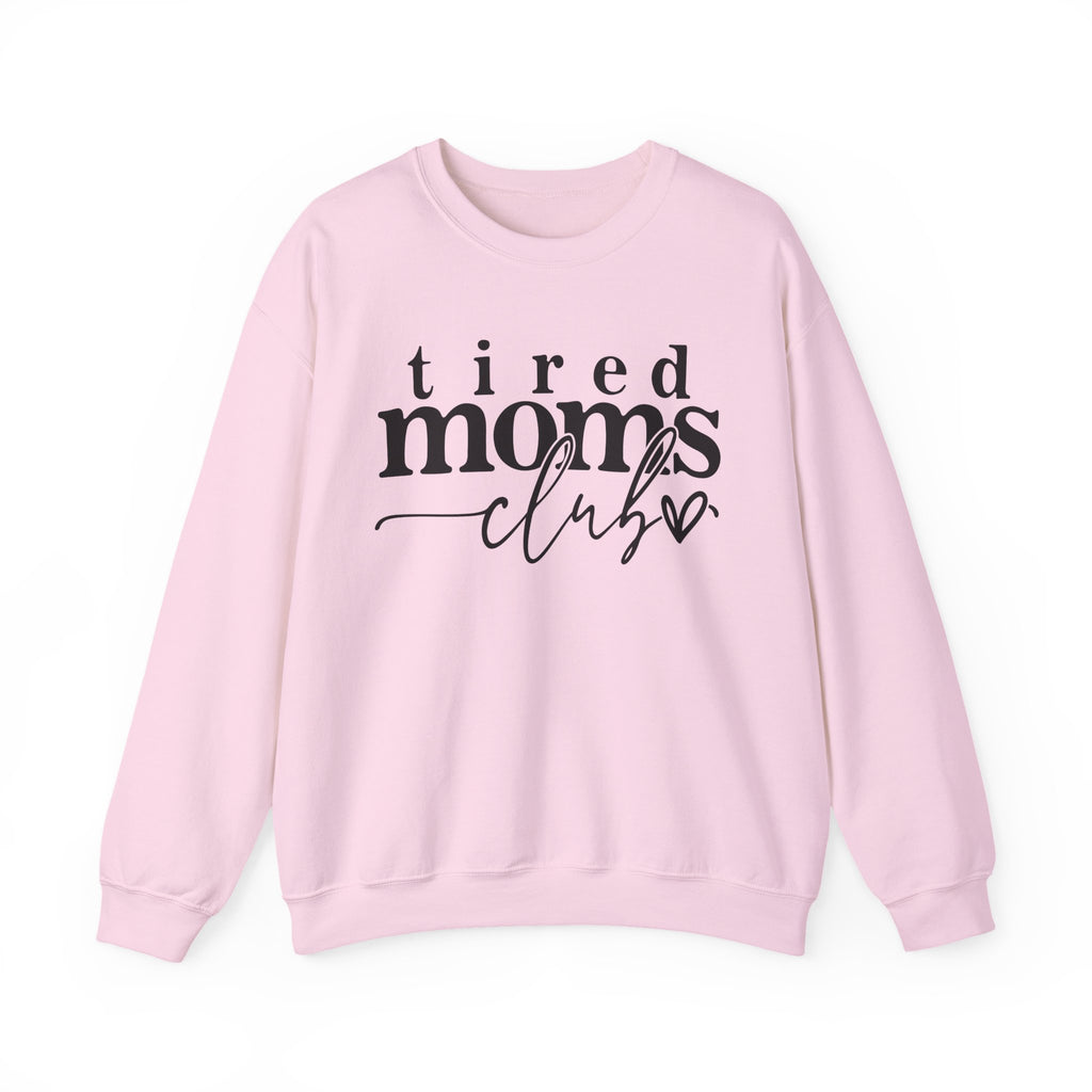 Tired Moms Club Sweatshirt – Cozy Crewneck for Moms – Durben Lane